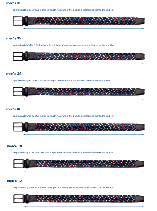 Find Your Perfect Fit: Belt Sizing Guide for Men's Belts – Beltology
