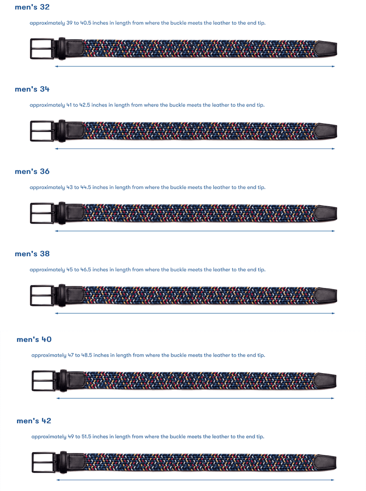 Find Your Perfect Fit: Belt Sizing Guide for Men's Belts – Beltology
